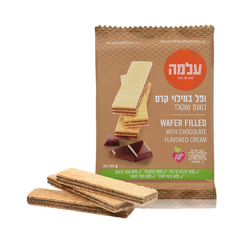 Alma - Wafer Filled With Chocolate Flavored Cream 7.05oz – ISRAELI ...