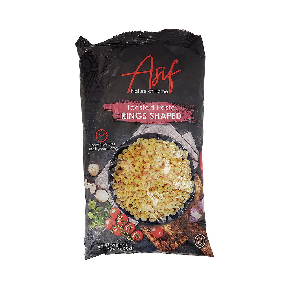 Asif Toasted Pasta Ring Shaped 17.6 oz – ISRAELI SUPERMARKET ONLINE
