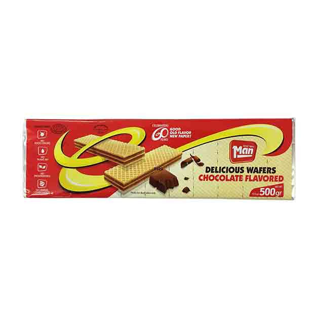 Man - Chocolate Flavored Wafers 17.5 Oz – ISRAELI SUPERMARKET ONLINE