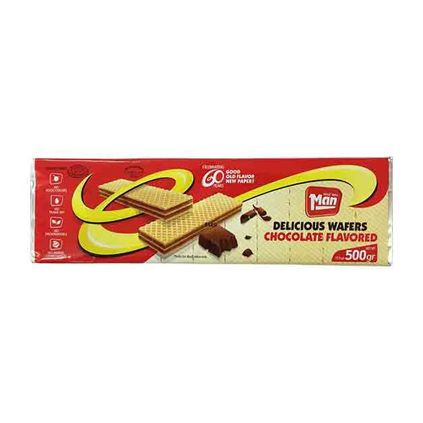 Man - Chocolate Flavored Wafers 17.5 Oz – ISRAELI SUPERMARKET ONLINE