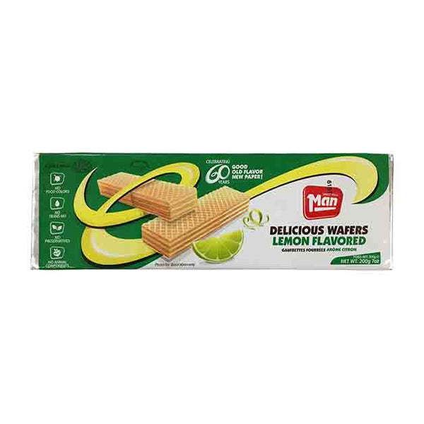 Man - Lemon Flavored Wafers – ISRAELI SUPERMARKET ONLINE