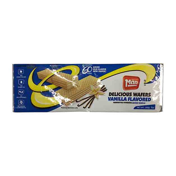 Man - Vanilla Flavored Wafers – ISRAELI SUPERMARKET ONLINE
