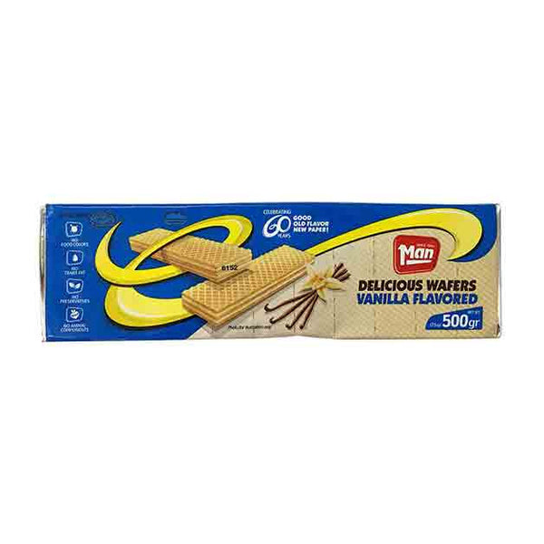 Man - Vanilla Flavored Wafers 17.5 Oz – ISRAELI SUPERMARKET ONLINE